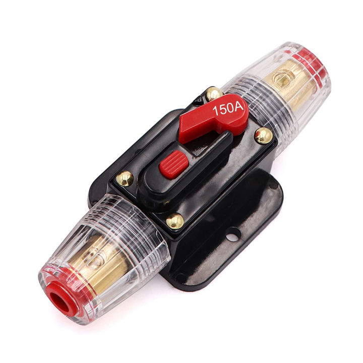 Circuit Breaker Switch 80A Waterproof Fuse Inline Holder Resettable ...