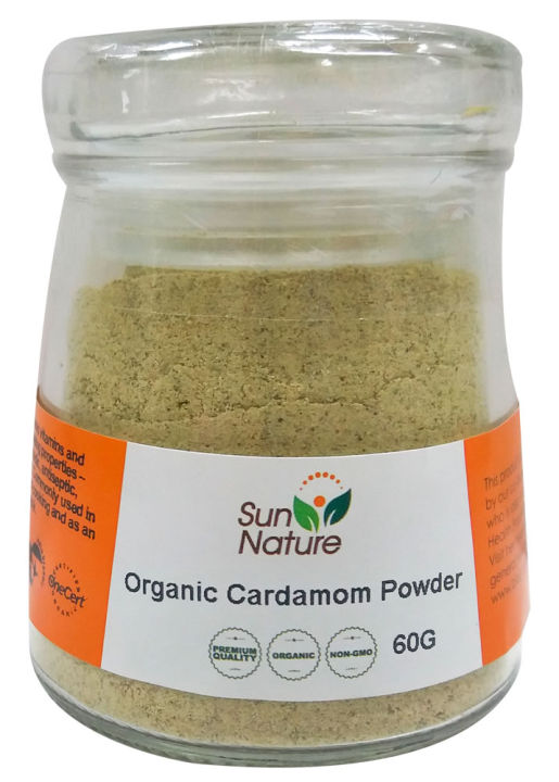Sun Nature - Organic Cardamom Powder 60G | Lazada