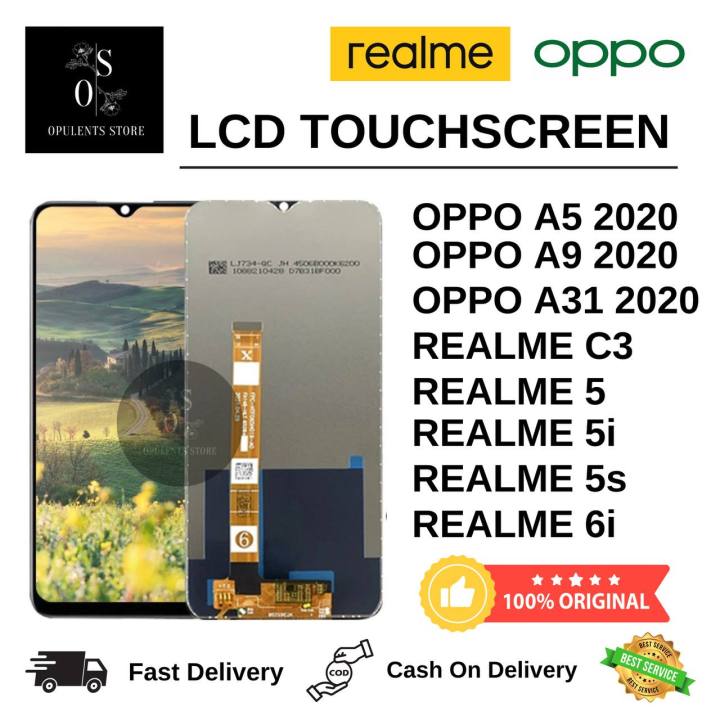 LCD OPPO A5 2020 / A9 2020 / A31 2020 / Realme C3 / Realme 5 / Realme 5i Fullset | Lazada Indonesia