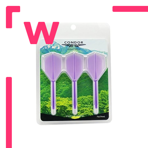Darts Flight [Condor] Small Medium Clear Purple | Lazada PH
