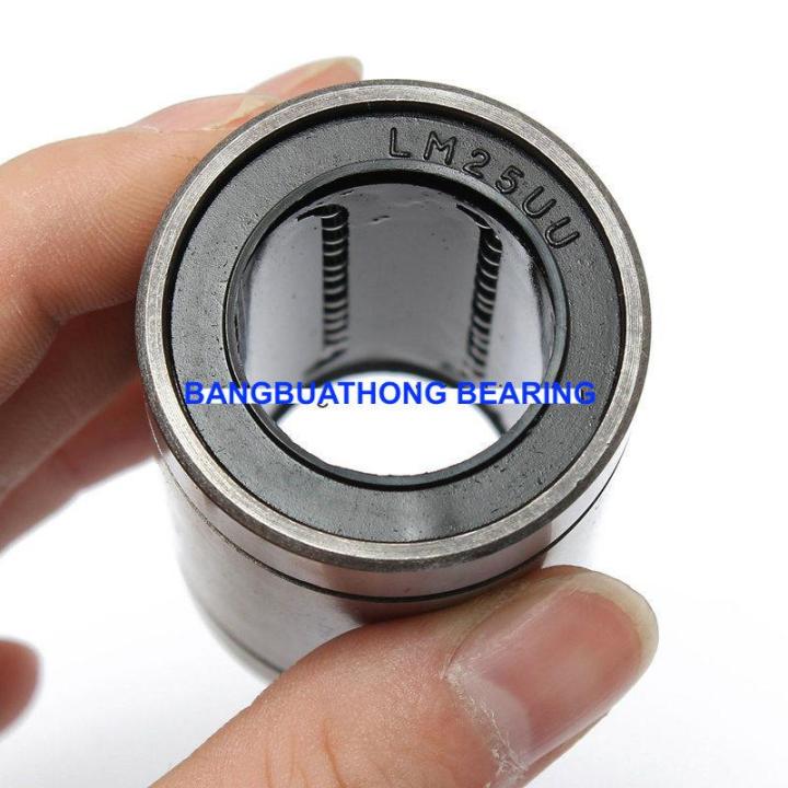 2 ตลับ LM25-UU ( 25 x 40 x 59 mm.) LM25 UU Linear Ball Bearing = 1 ตลับ ...