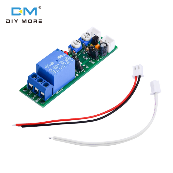 diymore Delay Relay ModuleDC5V DC12V DC24V 0-120min รีเลย์ตั้งเวลาแบบปรับได้ Delay Timing Switch ...