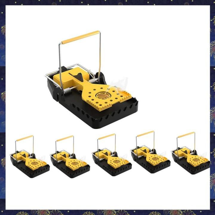 (KFAT) Mouse Trap Rat Traps Indoor 6-Pack - Reusable Effective Mouse ...