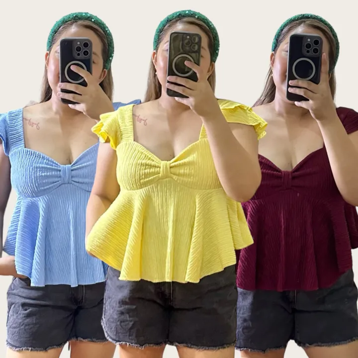 BARBARA TOP | PLUS SIZE XL-2XL | Lazada PH