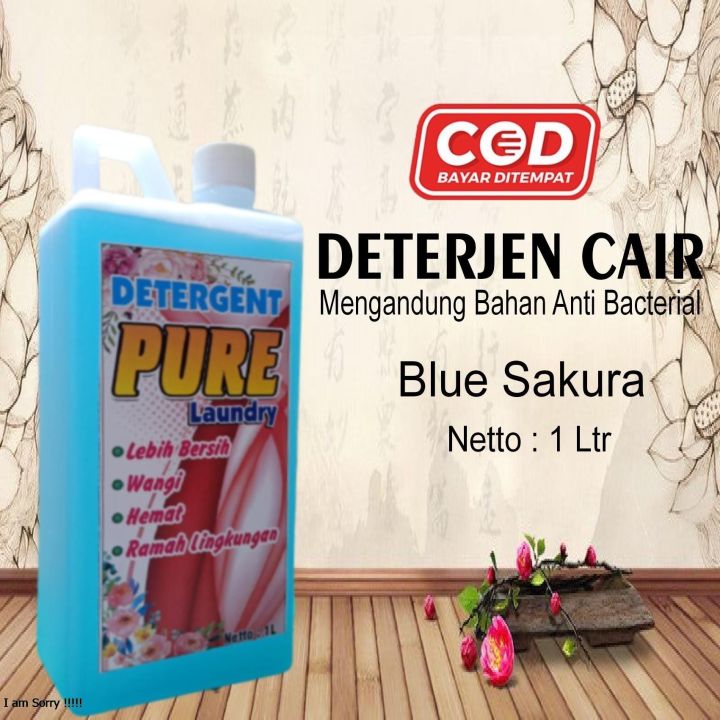 [COD] DISKON...!!! DETERJEN CAIR BLUE - LAUNDRY ( 1 LITER ) | Lazada ...