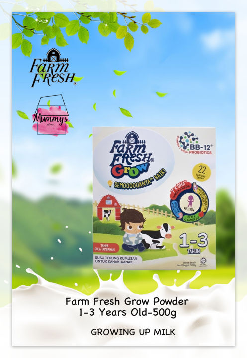 Farm Fresh Grow Powder 1-3 Years Old 500g | Lazada