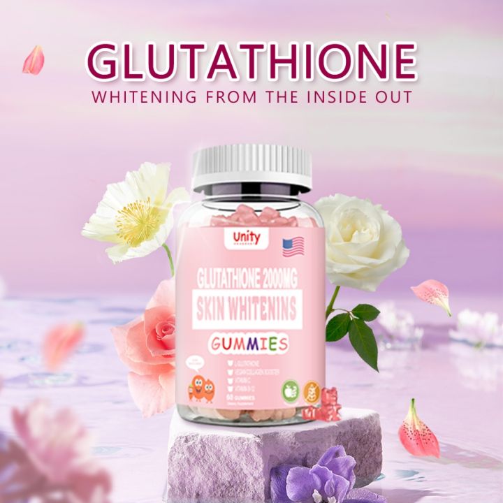 2000mg Glutathione Glutathione Gummies Skin Gummies with Niacinamide ...