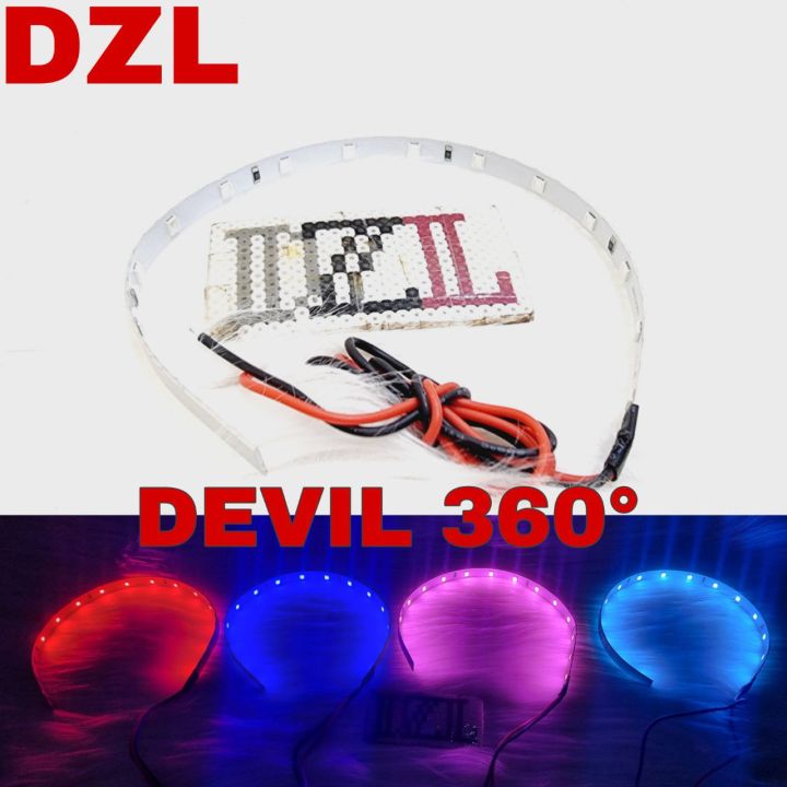 Lampu led devil 360 demon biled projector devil eye projie 2.5 inch 3 ...