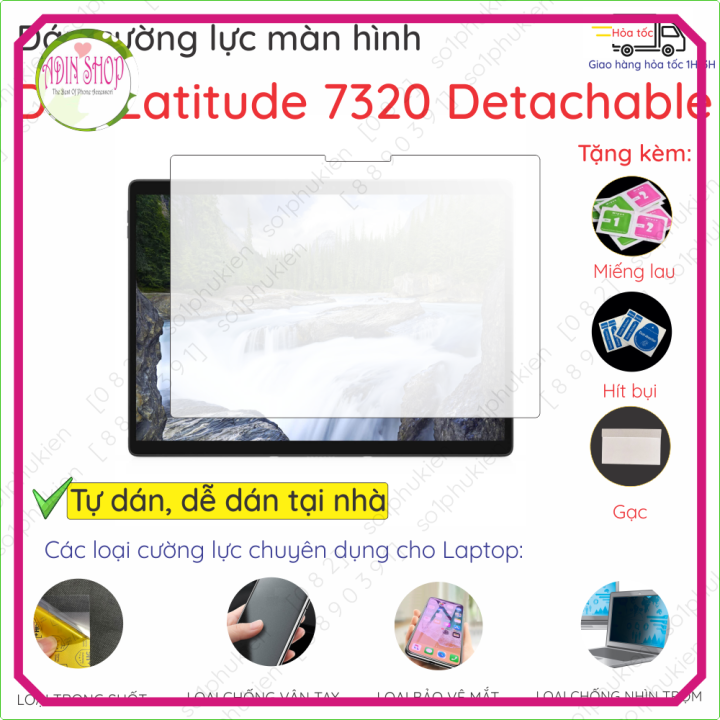 Dán màn hình cường lực Dell Latitude 7320 Detachable/Latitude 7275 2-in ...