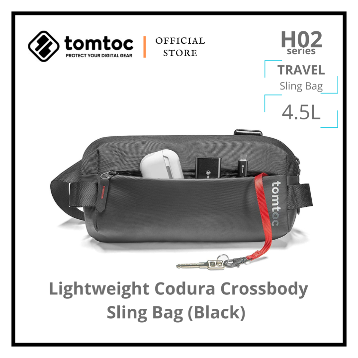 tomtoc H02 URBAN SLING BAG WITH 8-INCH MINIMALIST EDC DESIGN | Lazada ...