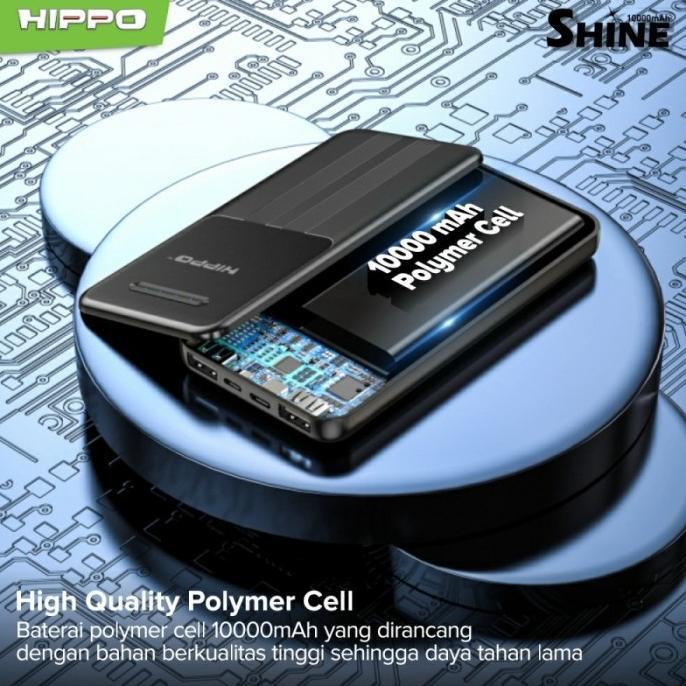 Hippo Power Bank Shine 10000Mah Smart Detect Charging Terbaik ...