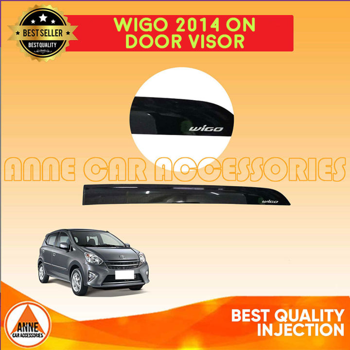 Rain Gutter Rain Visor Toyota Wigo 2014 - 2024 Onwards Model Wigo Car ...