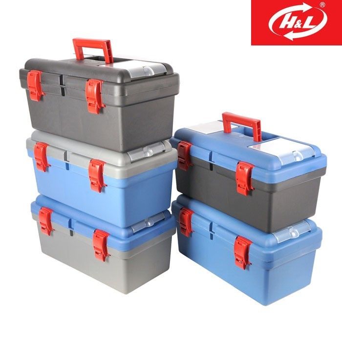 ISKU Tool box toolkit besar 18 inch toolbox besi tahan karat/bok kunci ...
