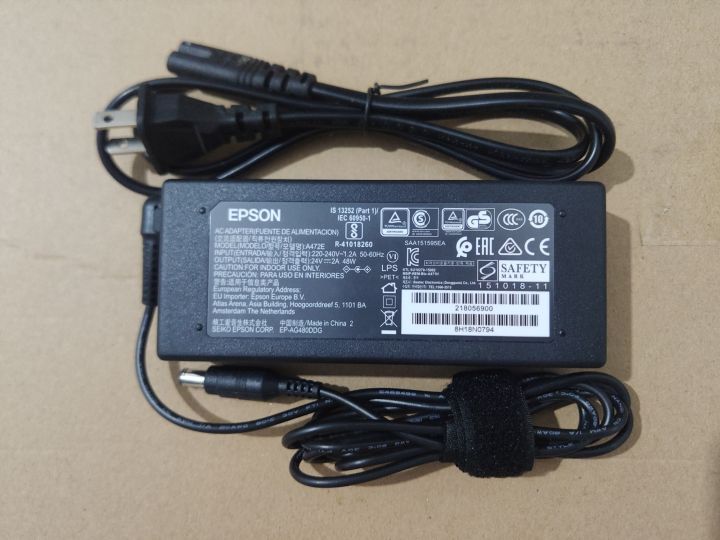【T🔥】 Original power cord adapter model A472E voltage 24V-2A 48W for ...
