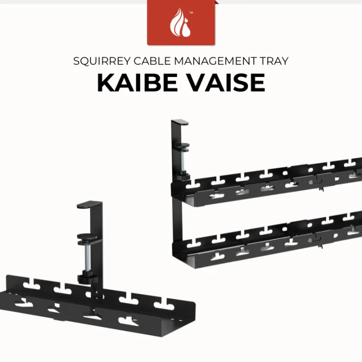 Squirrey Kaibe VAIS Clamp Cable Management Tray [ Multiple Cable Slot ...