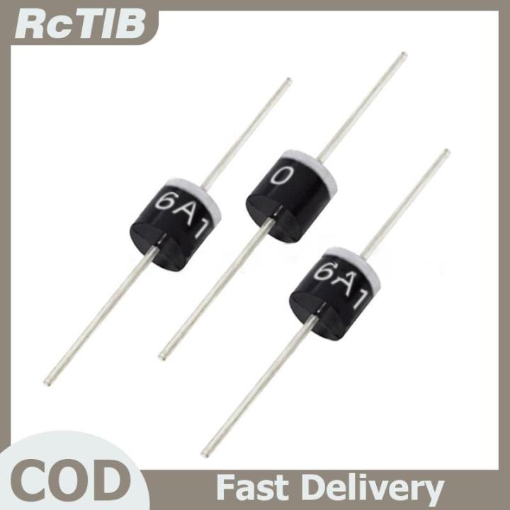 RCTLB 10PCS High Power Thick Pin 6A10 In-Line Plug Rectifier Diode 6A ...