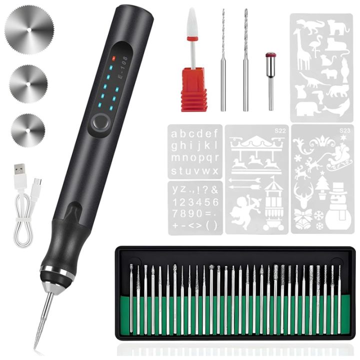 (YKGP) 1 Set Electric Engraving Pen Portable DIY Rotary Engraver for ...