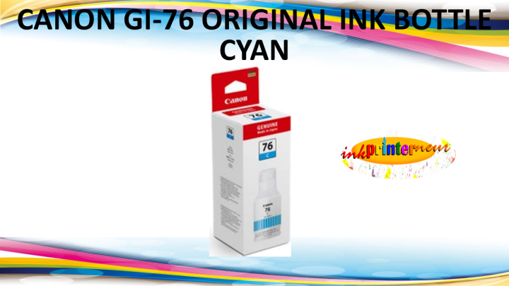 CANON GI-76 ORIGINAL INK BOTTLE CYAN 135ML | Lazada PH