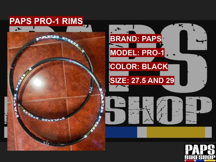 PAPS PRO 1 RIMS 32HOLES PAIR ONLY! | Lazada PH