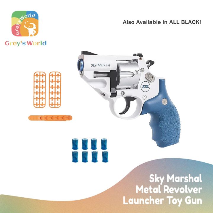 Sky Marshal metal nerf revolver guntoy, automatic function/double ...