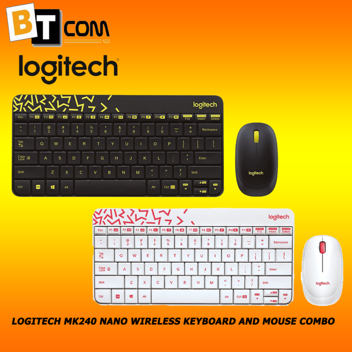 Logitech Mk240 Nano Wireless Keyboard And Mouse Combo 920 008201 920 008202 Lazada