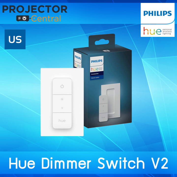 Philips Hue Smart Dimmer Switch V2 and Remote, Installation-Free, Smart ...