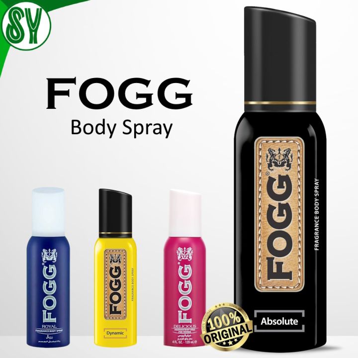 FOGG Fragrance Body Spray Long Lasting for Men -No Gas- 120ml ORIGINAL ...
