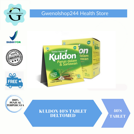 KULDON 40'S TABLET DELTOMED | Lazada Indonesia