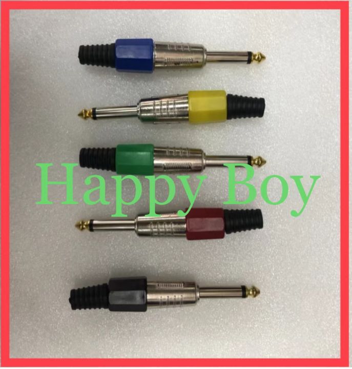 P-PL 1/4 Mono Metal Phono Microphone Plug Amplifier Jack Connecto ...