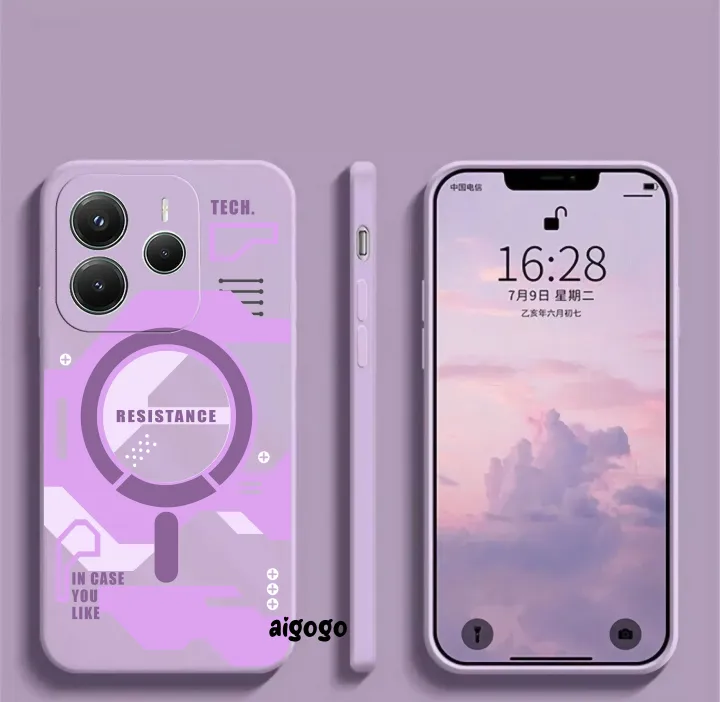 [UV37] Square Edge Case Redmi Note 14 Pro 5g TERBARU 2025 | Softcase Hp ...
