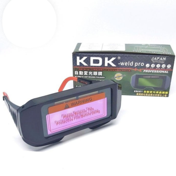 KDK Kacamata Las Otomatis Kacamata Welding Glasses Auto Darkness ...