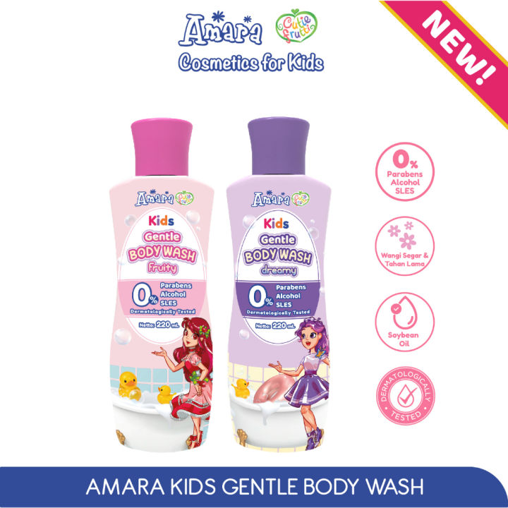 Amara Kids Gentle Body Wash - 220ml | Lazada Indonesia