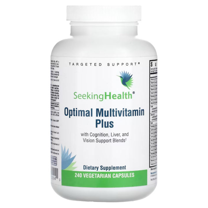 Seeking Health, Optimal Multivitamin Plus, 240 Vegetarian Capsules(sku ...