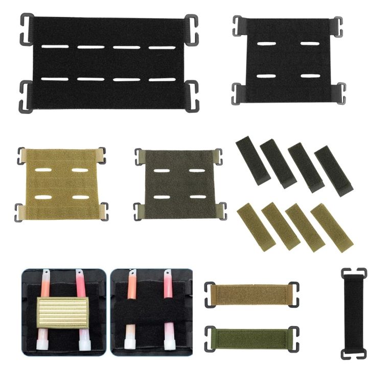 Hook and Loop Adapter Molle Patch Panel DIY Molle Badge Patch Display ...