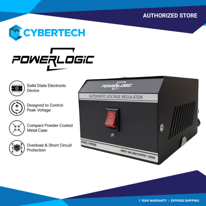 PowerLogic AVR-500 500W 260V Automatic Voltage Regulator | Lazada PH