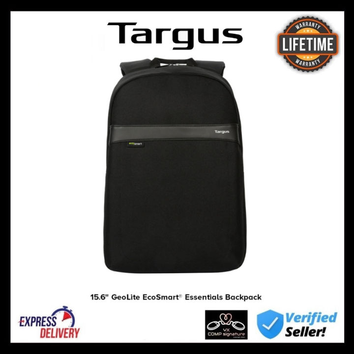 TSB960 - TARGUS 15.6" GEOLITE ESSENTIAL BACKPACK (BLACK) | Lazada