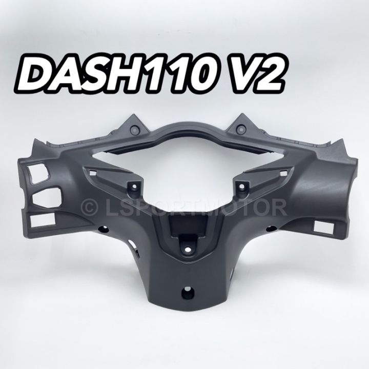 HONDA DASH110 V2 HANDLE METER COVER (MATTE BLACK) 53206-K07-940 DASH2 DASH110 V2 DASH 2 INNER ...