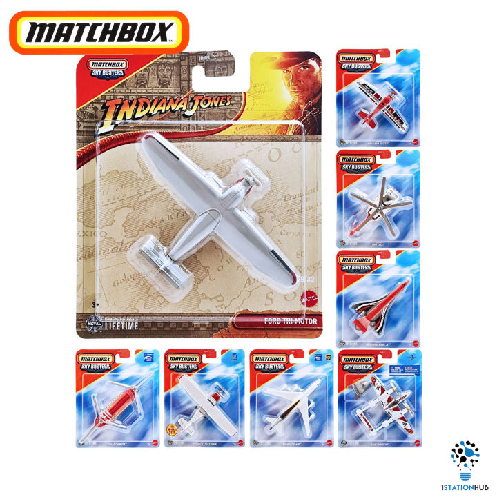 Matchbox Sky Busters Air Plane Boeing 747 Cessna Skyhawk Hypersonic Jet ...