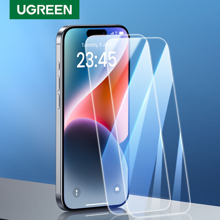 UGREEN Borderless Full Screen HD Screen Protector Glass with Film for ...