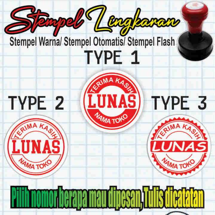 CETAK STEMPEL FLASH OTOMATIS CEPAT / CUSTOM STEMPEL PEMERINTAHAN ...