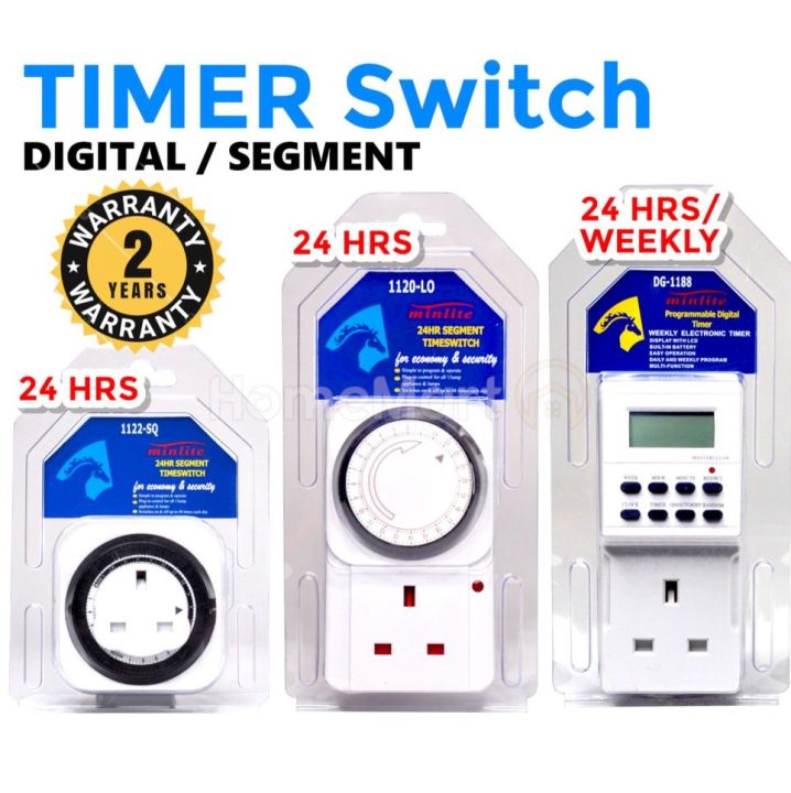 【PREMIUM】 Multi Programmer Timer 13A SOCKET Digital Timer 24hour Timer ...