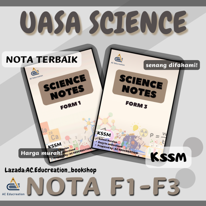 SCIENCE / SAINS TINGKATAN 1-3 KSSM NOTA LENGKAP [Malay & Eng Version] #NOTA RINGKAS #MUDAH ...