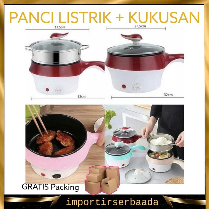 IMP - Panci Elektrik Lapisan Keramik/ Multifunctional Electric Fry Pan ...