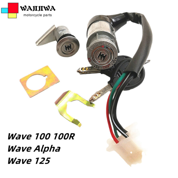 Wave 100R Wave 110 Alpha Wave 125 Ignition Switch Seat Lock And ...