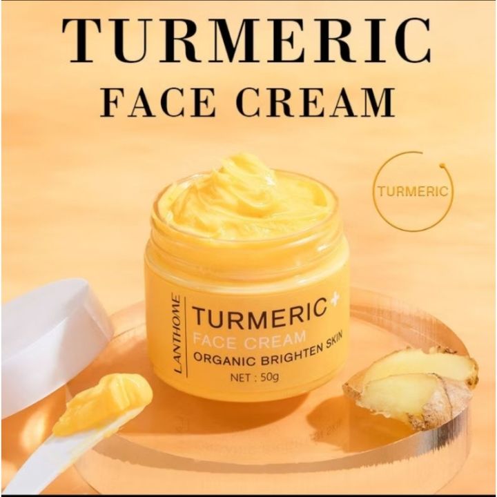 LANTHOME Turmeric Cream for the Face Turmeric Moisturizing & Skin ...