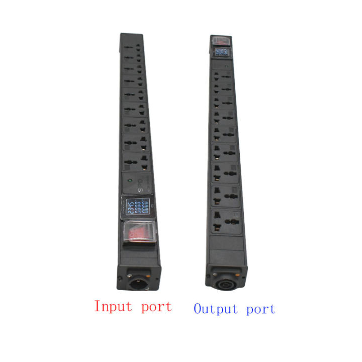 PDU power board aviation plug 2-9AC universal socket no switch control ...