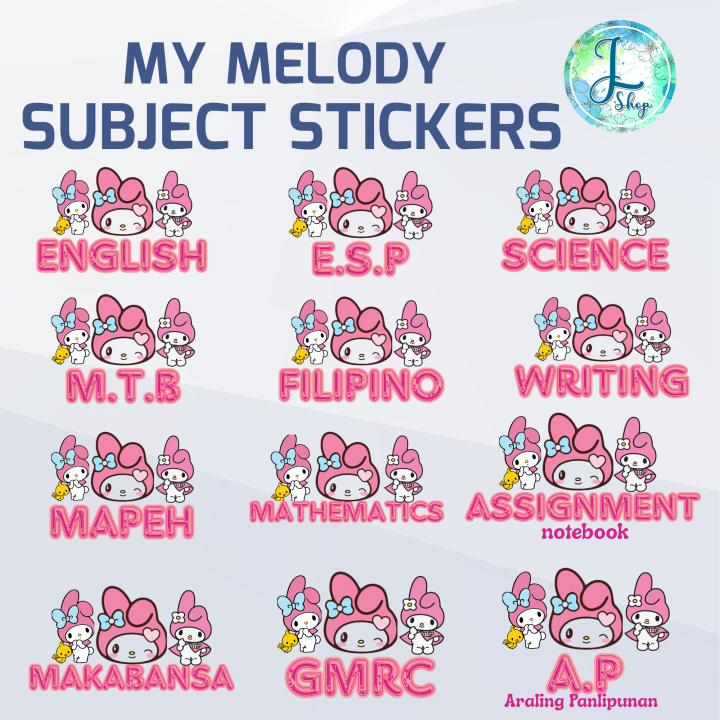 My Melody Design Subject Sticker - SOLD PER PIECE | Lazada PH