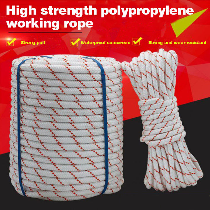 [Ready Stock] Length 3/5/8/10/12M, Diameter 8-10mm White Lifting Safety ...