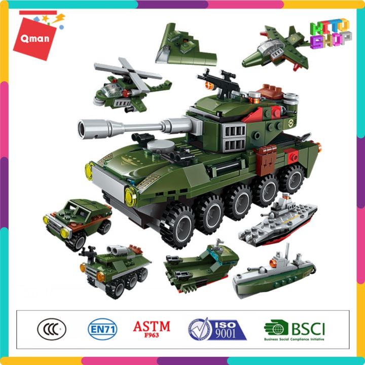 Đồ Chơi Xếp Hình Cho Trẻ Qman 1803 Chiến Xa Lội Nước 361 Mảnh Ghép | Lazada.vn