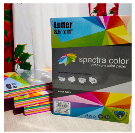 250 Sheets Spectra Color Premium Color Paper Colored Paper 80gsm Short ...